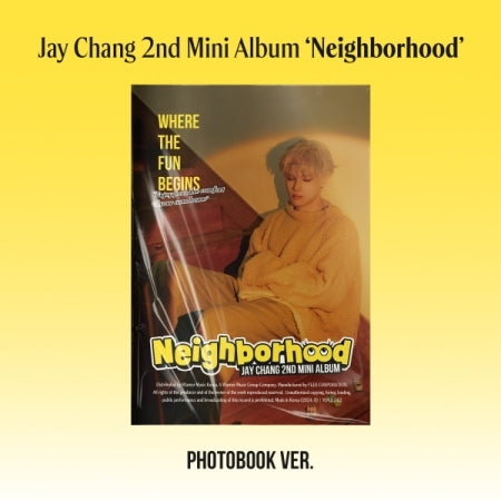 JAY CHANG (ONE PACT, B.D.U)- 2nd Mini Album Neighborhood Photobook ...