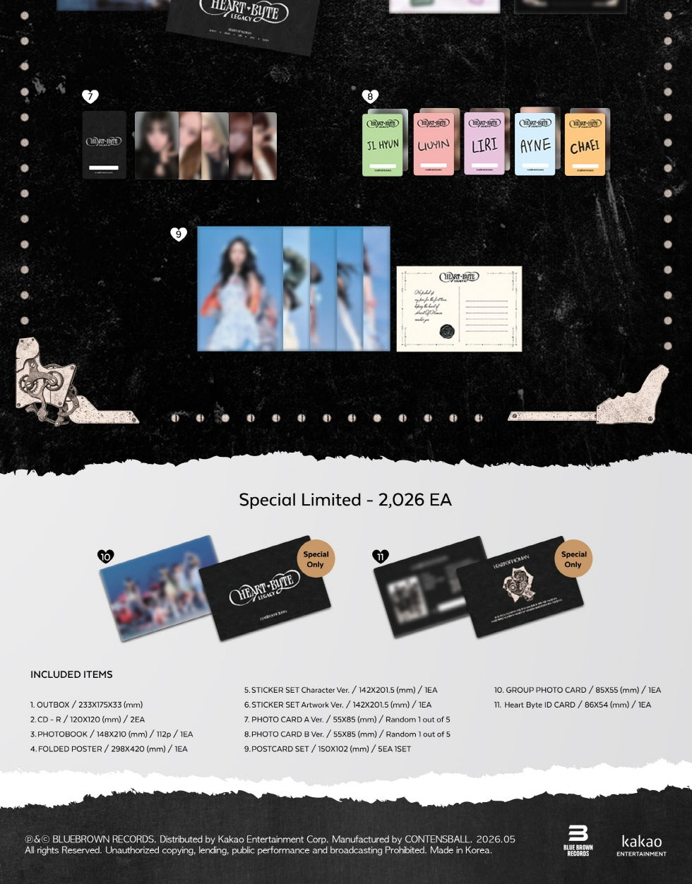 (PRE-ORDER 2026-05-29) HEART OF WOMAN - THE 1st ALBUM [Heart Byte : LE ...
